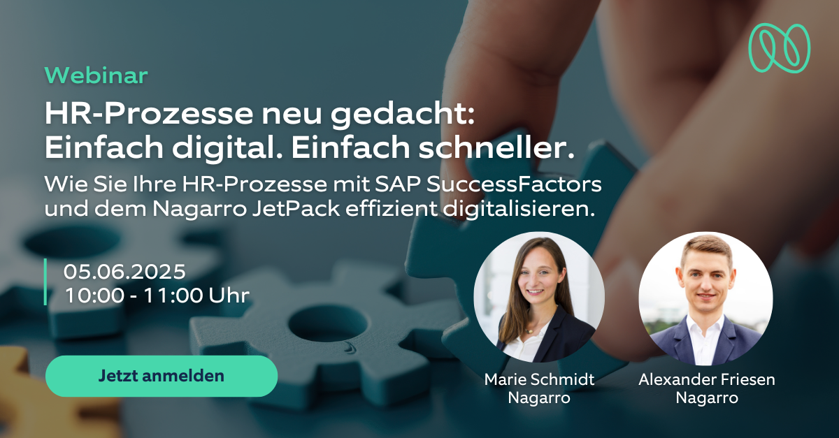 HR-Prozesse neu gedacht: Einfach digital. Einfach schneller. | Webinar